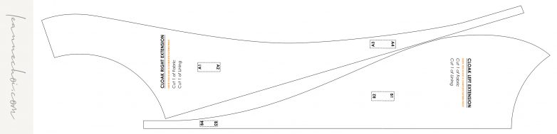 Part 1: Assembling the Cloak Pattern Pieces – Leanne Choi