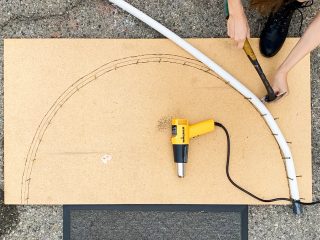 How to Make a Circle Arch Out of PVC Pipe – Leanne Choi